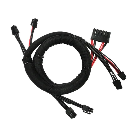 Buy Factory Custom Nylon Mesh Power Supply Harness 4~6pin Wrapped With ...