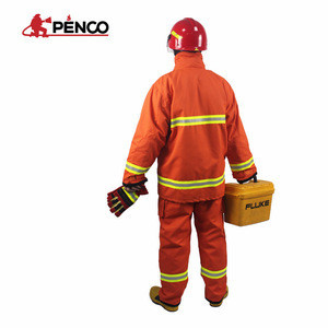 Buy Fireman Costume Fire Retardant Uniform Firefighting Equipment from ...