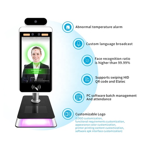 Buy Fisja Attendance Access Control System Time Biometric Machine Measurement With Qr Face ...