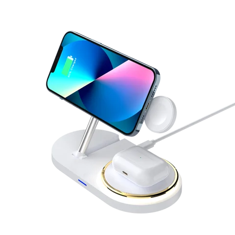 Buy Foldable 5-in-1 Wireless Charging Station 12v Smart Matched Fast ...