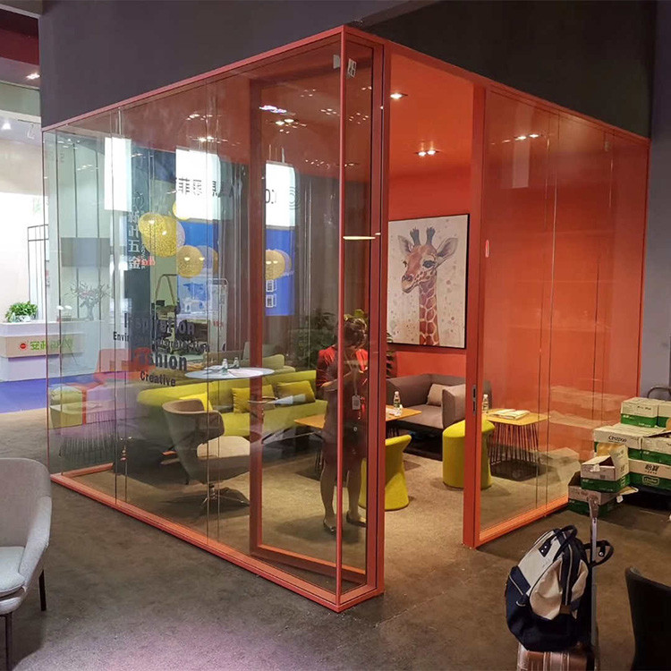 Buy Frameless Clear Transparent Glass Partition Wall Vertical Full View ...