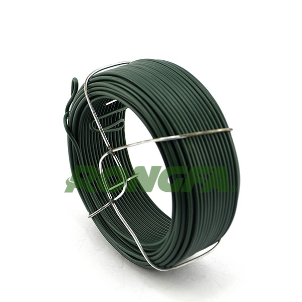 Buy Garden Fence Straining Green Plastic Pvc Coated Iron Wire Metal ...