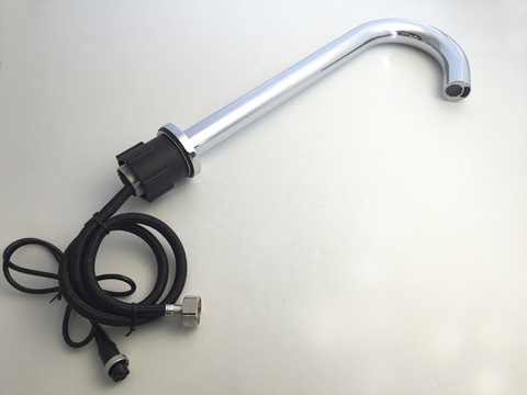 Buy Long Neck Sensor Water Tap Upc Bathroom Basin Sink Automatic Faucet ...