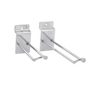 Buy Metal Chrome Slatwall Hook/ Price Tag Double Wire Display Hooks ...