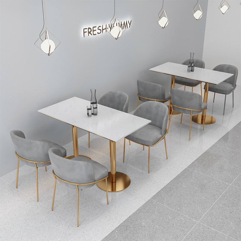 Buy Milk Tea Shop Table And Chair Combination Coffee Shop Dessert Shop ...