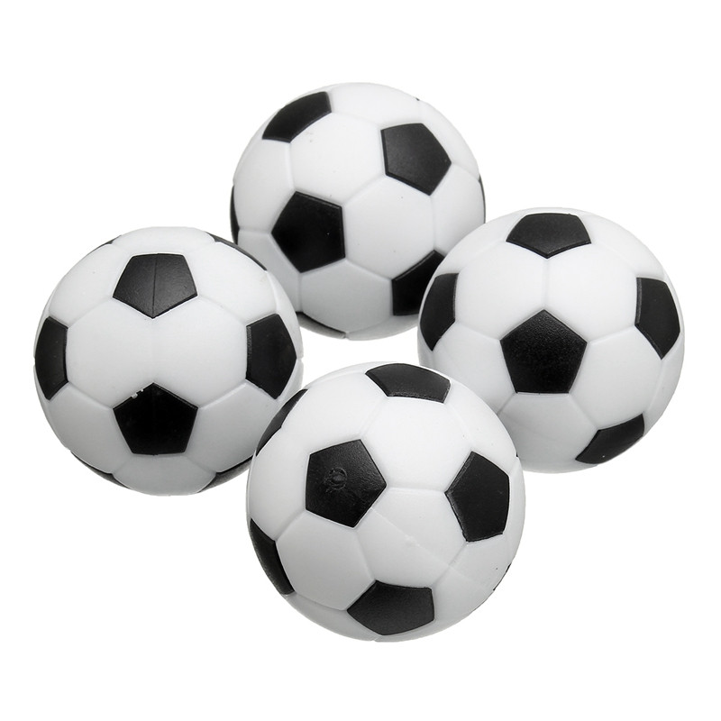 Buy Mini Cute Black White Plastic Football Foosball Balls For Soccer ...
