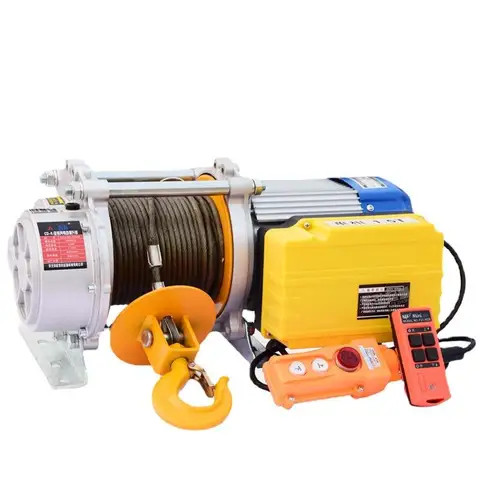 Buy Mini Electric Hoist Motor Provided 16 Wire Rope Hot Product100kg ...