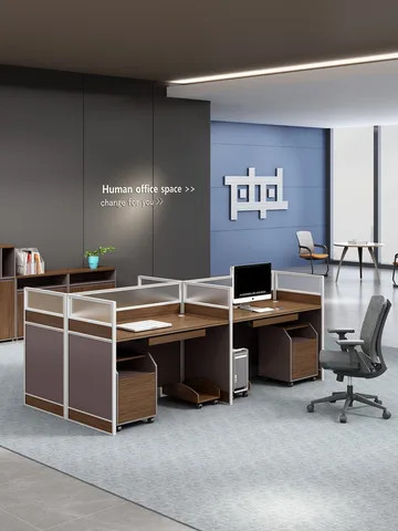 Buy Modern 2 Person Cubicle Staff Table 2 4 Person Modular Office ...