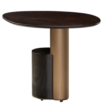 Buy Modern Golden Stainless Steel Frame Marble Top Tempered Glass ...