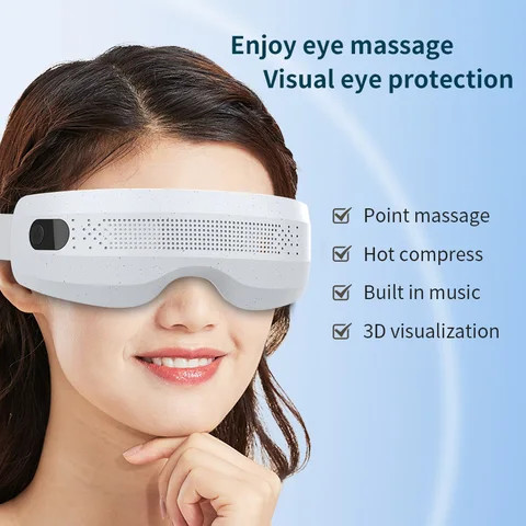 Buy New Arrival 2024 Advanced 3d Eye Massager Visionpro Heat Vibration ...
