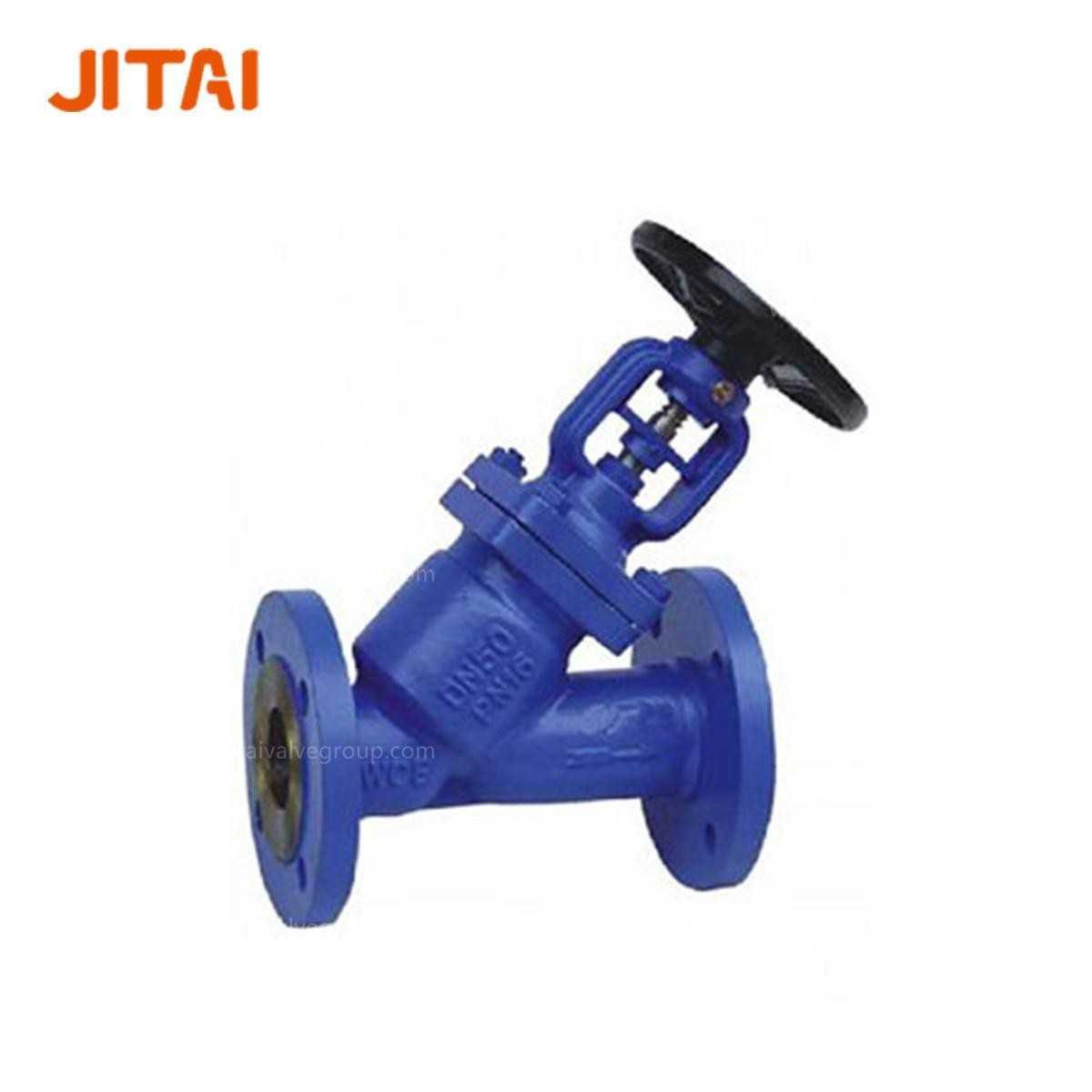 Buy Os&y Dn50 Y Pattern Carbon Steel Bellow Seal Globe Valve from JITAI ...