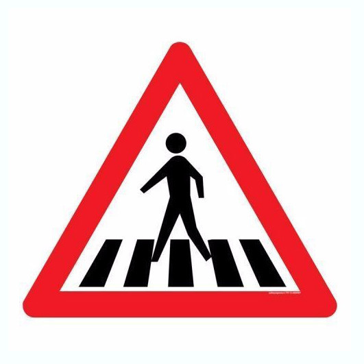 Buy Pedestrian Crossing On The Road Pedestrian Crossing Sign Pedestrian ...