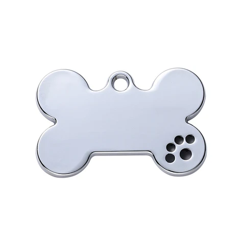 Buy Personalised Puppy Dog Name Tag Stainless Steel Sublimation ...