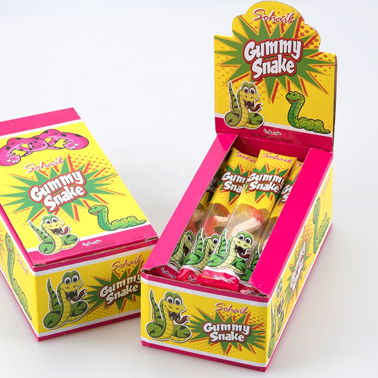 Buy Production Line Snake Pattern Wrapping Paper Fruit Flavor Gummy ...