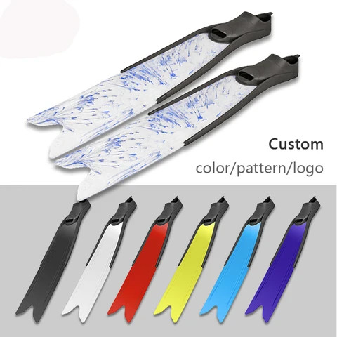 Buy Professional Custom Swimming Fins Full Silicone Snorkeling Diving ...