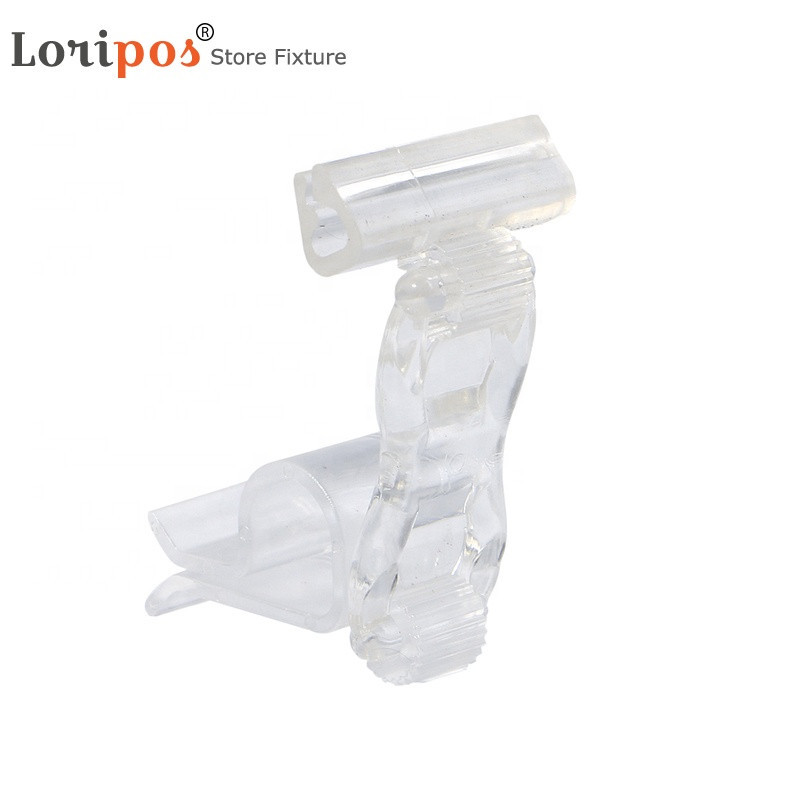 Buy Rotatable Direction Pop Clips Transparent Double Clamps Price Tag ...