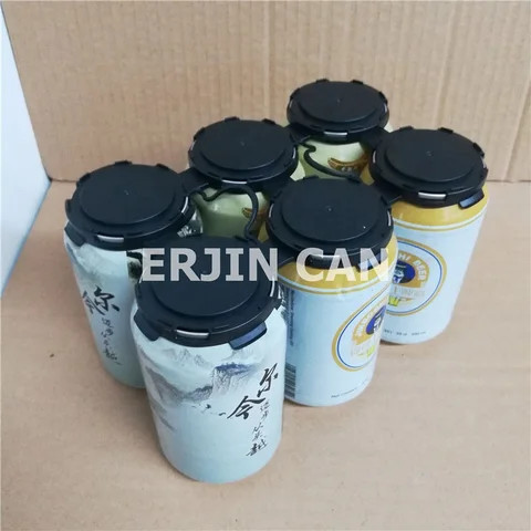 Buy Six Pack 12 Ounce Beer Can Holder Clip Handle Ring Carrier ...