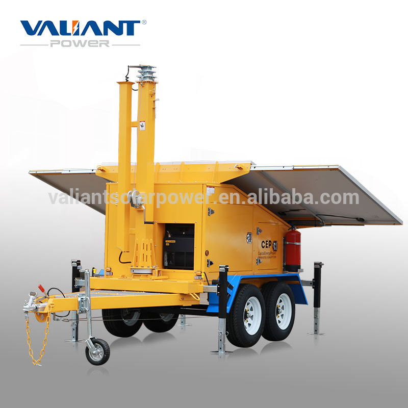 Buy Solar Trailer Solar Electricity Generating System For Home from ...