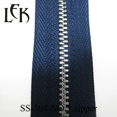 Buy Ss 304 Close End Zip Pulls Jeans Nylon Sustainable Zippers Sliver ...