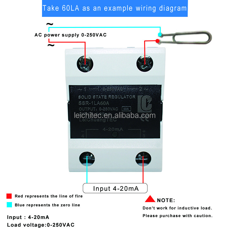 Buy Ssr-120la Adjustable Power Controller Solid State Relay 120a Ssr 4 ...