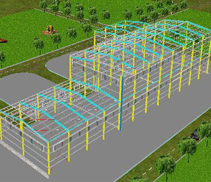 Buy Steel Structure Office Building Two Story Steel Structure Warehouse ...