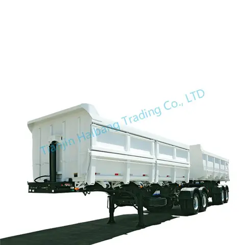 Buy Super Link Side Dump Truck Trailer Train Type Double B Type Super ...