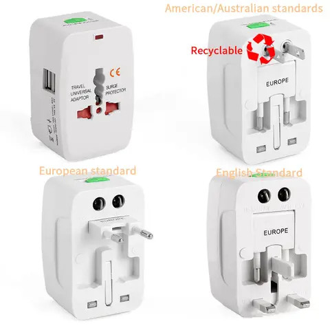 Buy Travel Adapter Multinational Universal Multi Tourism Conversion ...