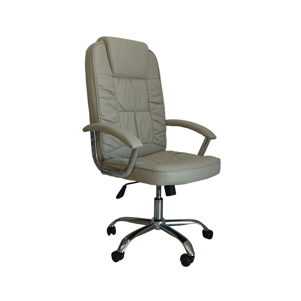 Buy Leather Round Radial Leg Office Chair Dc-b05 from Hebei Dining ...