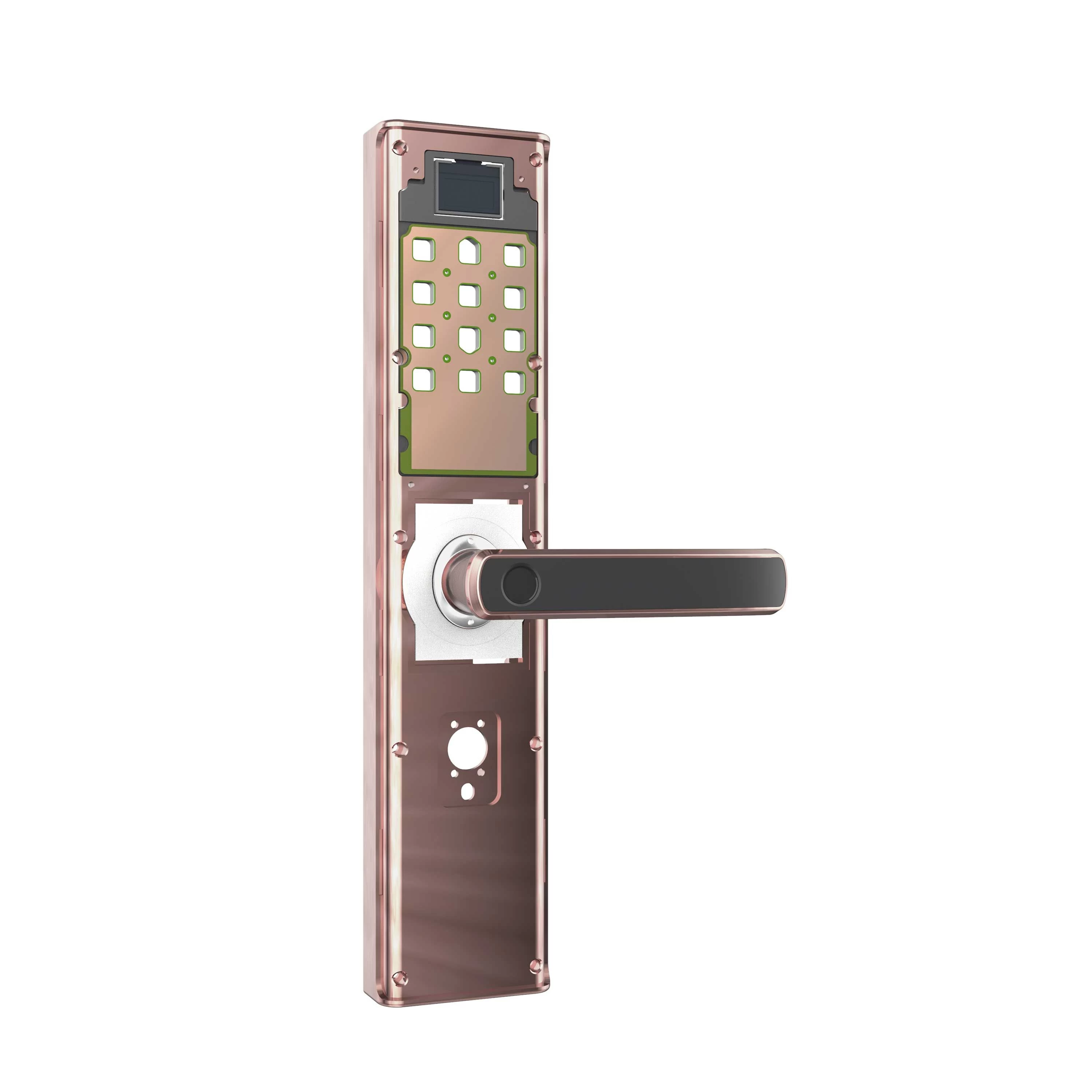 Buy Keyless Entry Electronic Fingerprint Touchpad Smart Lever Lock from ...