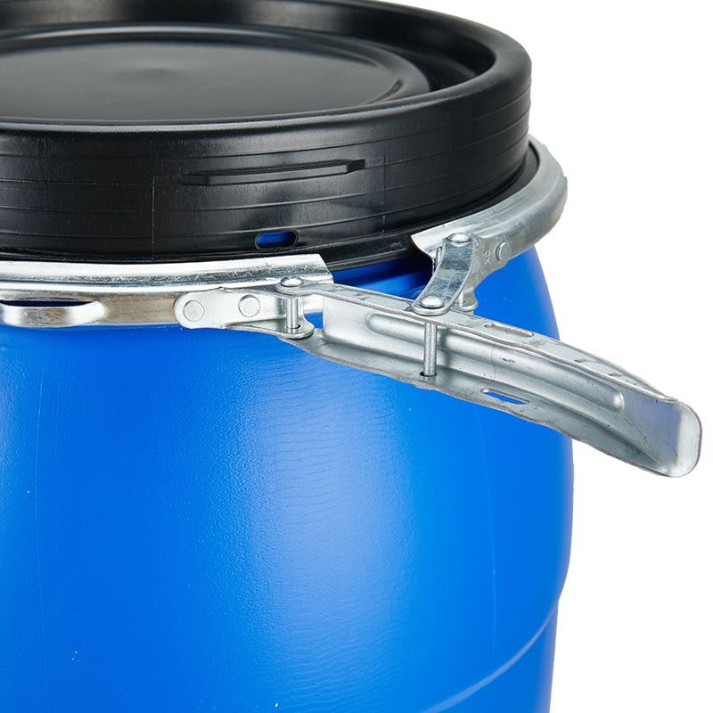 Buy 30 Liters Stacking Plastic Drum Container,plastic Flange Bucket ...