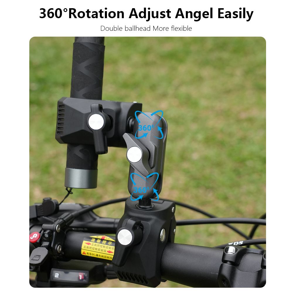 Buy Factory Double Clamp Handlebar Mount Action Camera Holder from ...