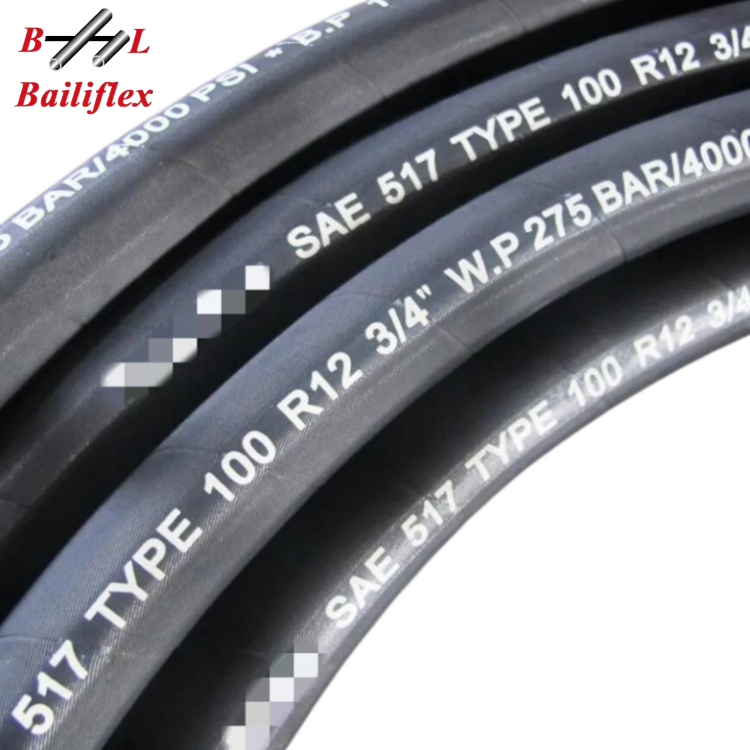 Buy Baili High Pressure Rubber Hydraulic Hose from Baili Hose Co.,Ltd ...