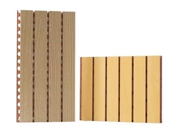 Buy Grooved Wooden Acoustic Panels Wall Ceiling Apartment Soundproof ...