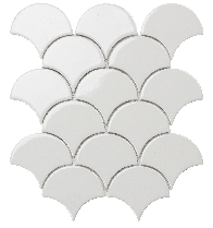 Buy Ceramic Mosaic Tile Fan Shape from Foshan Brightlasting Co., Ltd ...