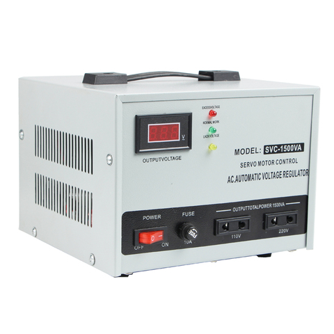 Buy 1500va Avr 220v Ac Voltage Stabilizer 3 Phase 380v Ac Compensated ...