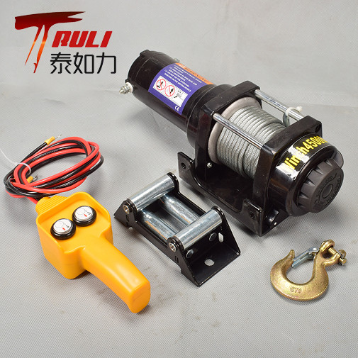 Buy 3000lbs Mini 12v Electric Winch With Factory Price Electric Capstan ...
