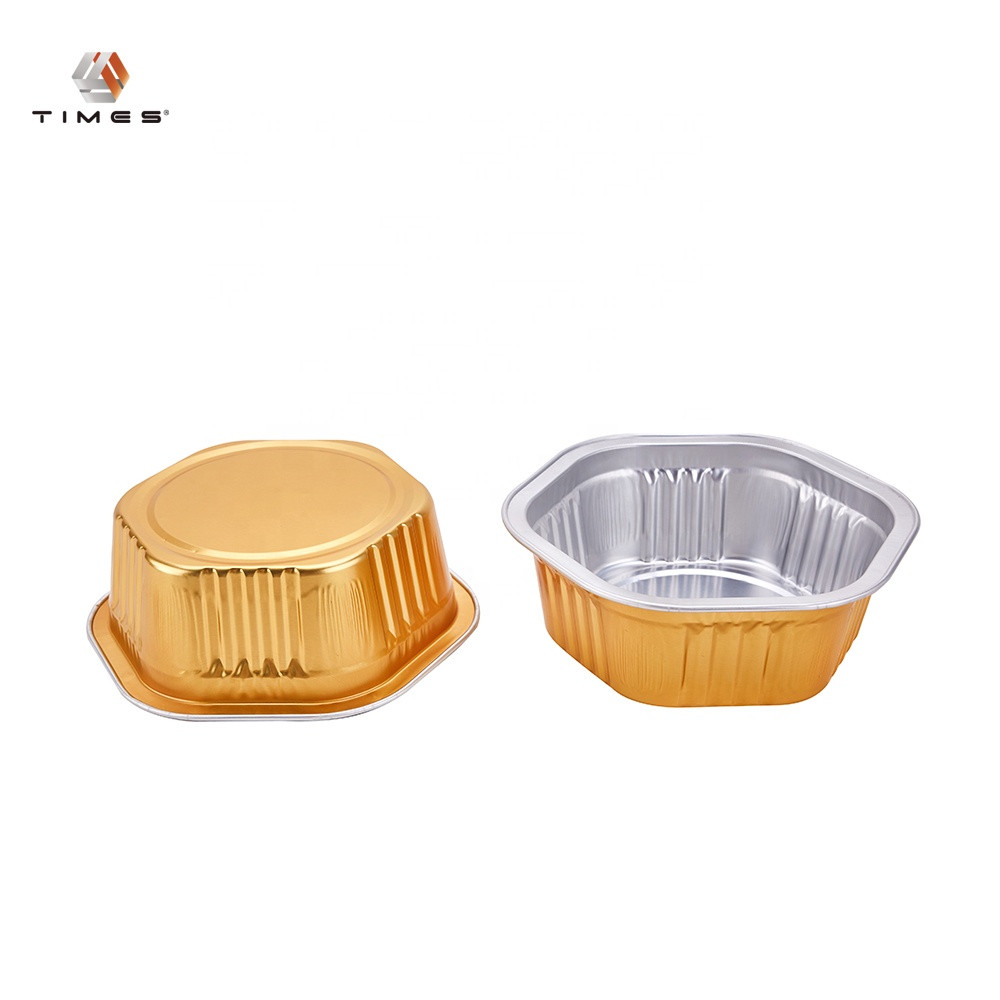 Buy 400ml Ready Meal Sea Food Fruits Packaging Hexagon Aluminum Foil ...