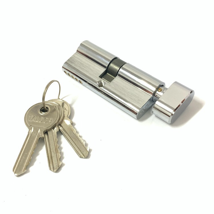 Buy 70mm Aluminum Alloy Cylinder Lock (brass Core) High Quality Single ...