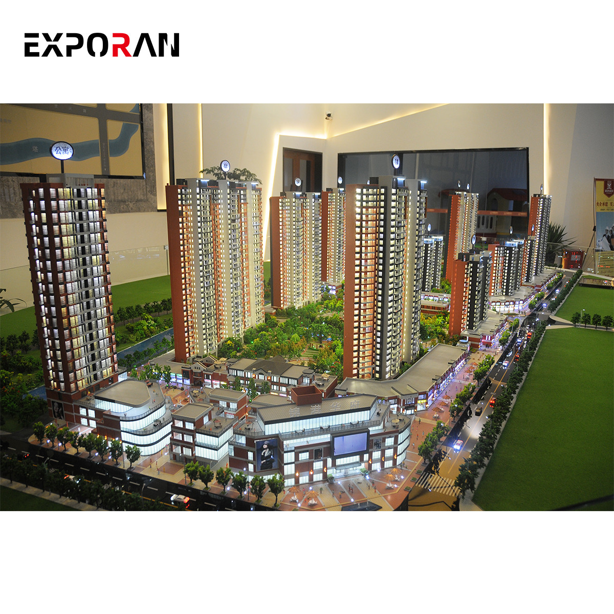 Buy Acrylic Apartment Building Sale Model Modelling Company from ...