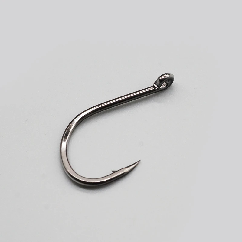 Buy Bulk Fishing Hooks Eye Circle Carp Hook Barbed Freshwater Carbon ...