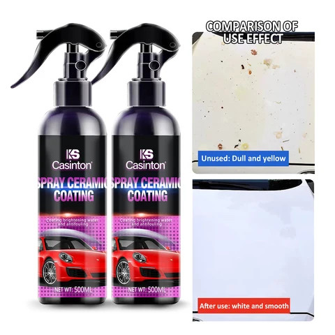 Buy Car Ceramic Coating Spray Quick Detalier Improve Brightness And ...