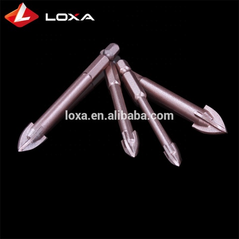 Buy Cross Head Glass Tile Drill Bits With Hex Shank For Glass Ceramic ...