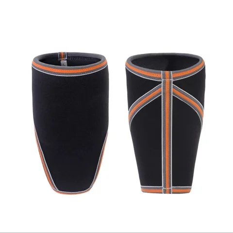 Buy Custom Size Weightlifting Knee Support Powerlifting 7mm Neoprene ...
