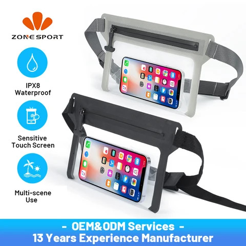 Buy Custom Underwater Mobile Phone Fanny Pack Ipx8 Storage Dry Bag ...