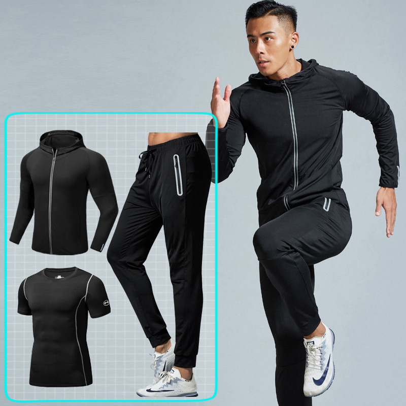 Buy Custom Wholesale Men Gym Fitness Sets Workout T-shirt Pants ...
