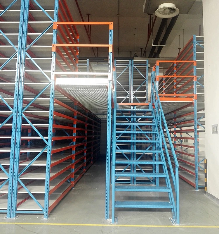 Buy Customized Heavy Duty Mezzanine Platform Floor System Storage Stack ...