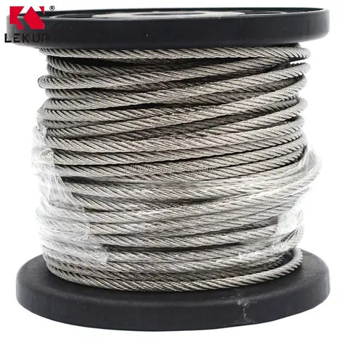 Buy Decking Railing Aircraft Cable 7x7 Standard Steel Cable String ...