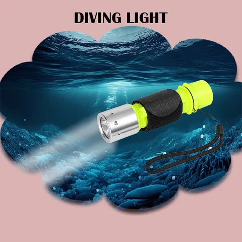 Buy Diving Flashlight Waterproof Underwater Torch For Scuba Diving Ipx8 ...