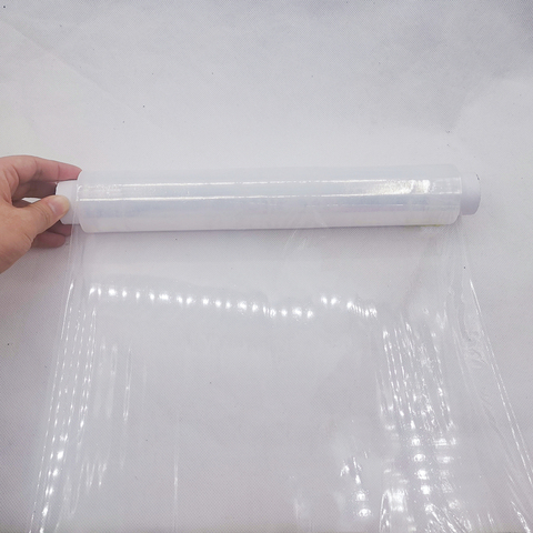 Buy Food Service Plastic Film 100% Biodegradable Packaging Supermarket Fresh Wrap Pla Cling Film ...