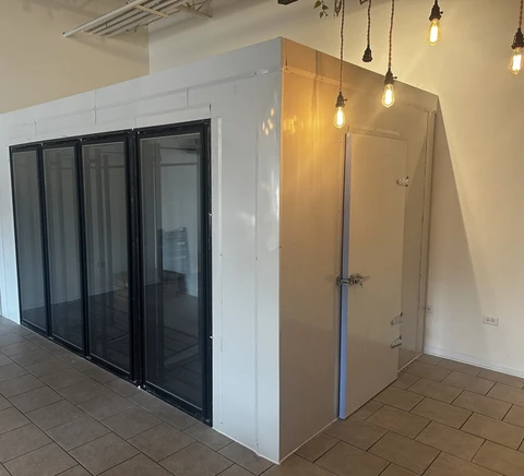Buy Glass Door Freezer Rooms Display Cooler Display Freezers Cold ...